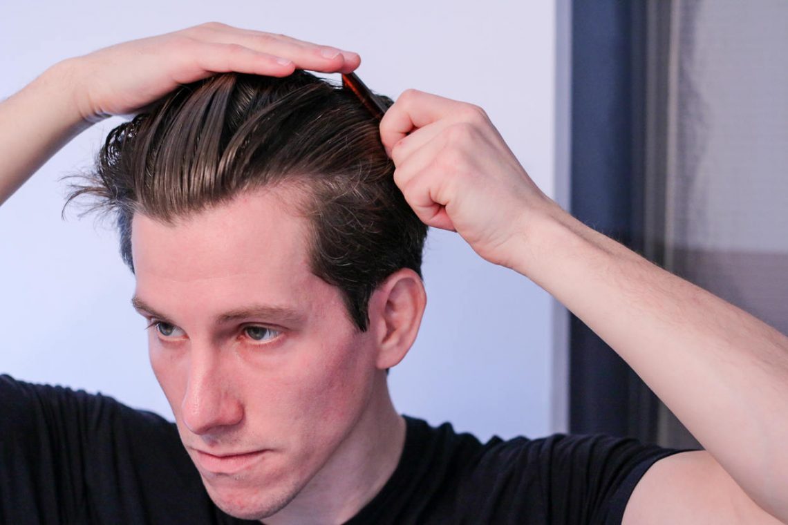 Mid-Length Side Part Hairstyle